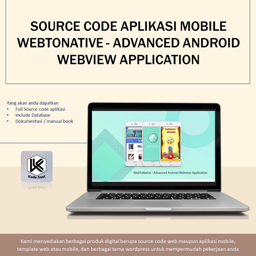 Jual SOURCE CODE APLIKASI MOBILE WEBTONATIVE - ADVANCED ANDROID WEBVIEW APPLICATION | Shopee ...