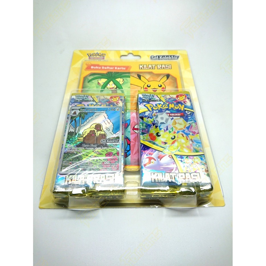 Jual Sealed Set Kolektor Pokémon TCG Indonesia Scarlet & Violet “Kilat Rasi” | Shopee Indonesia