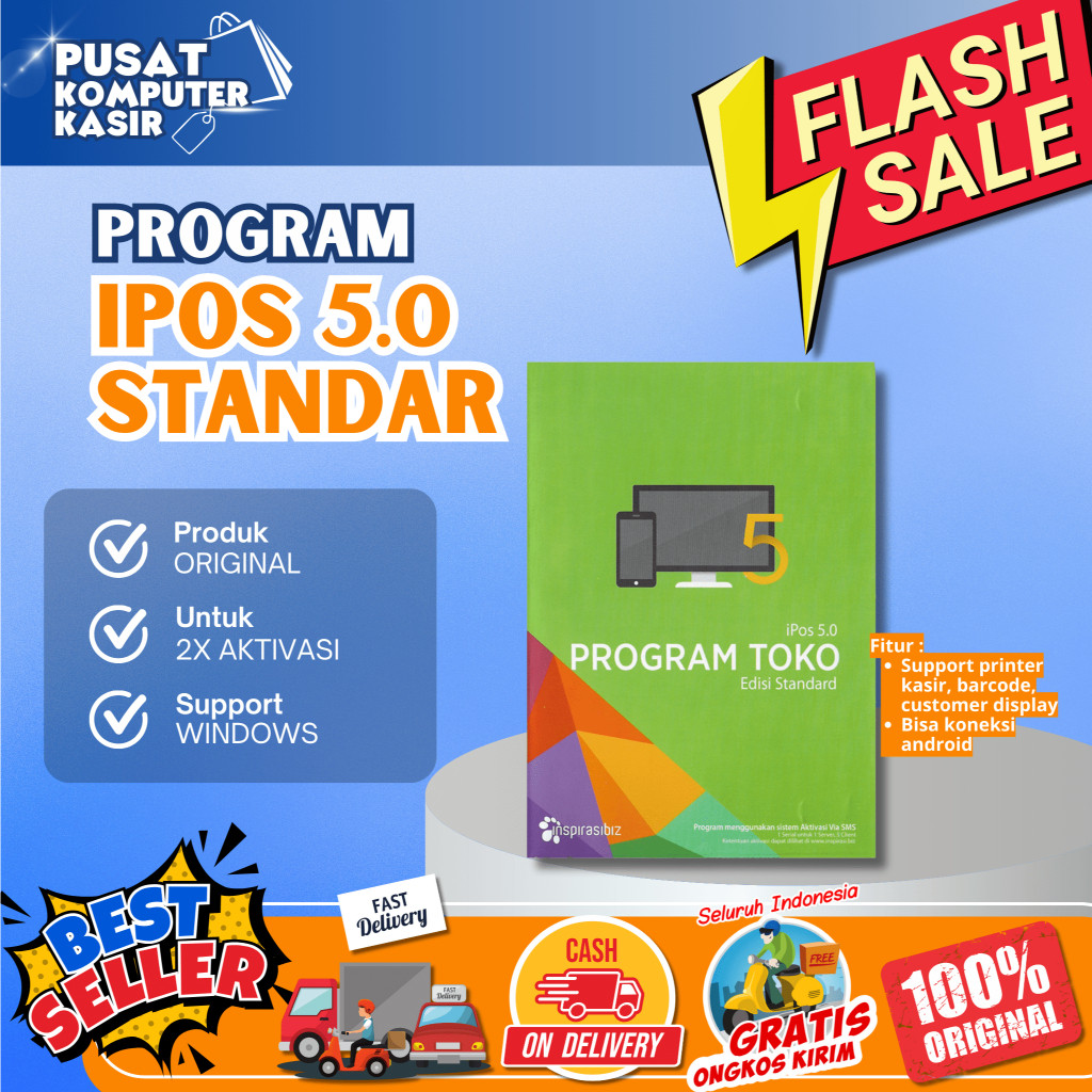 Jual INSPIRASIBIZ Program Toko IPOS 5.0 Standart | Toko kelontong ...