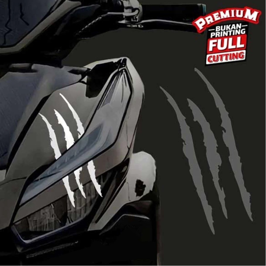 Jual Sticker Cakar Cutting Stiker Monster Stiker Racing Sepeda Motor ...