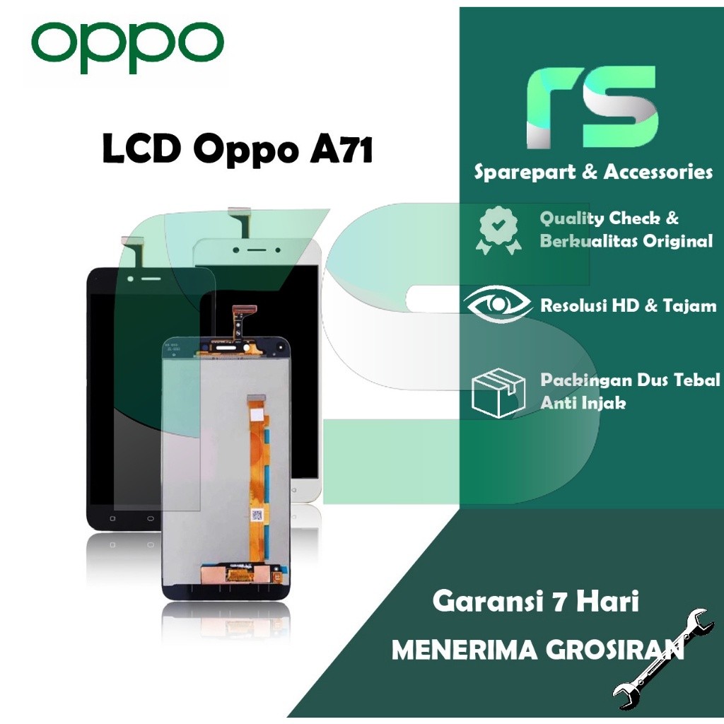 Jual VIRAL LCD Oppo A71 / CPH1717 Touchscreen TS Fullset Original ...