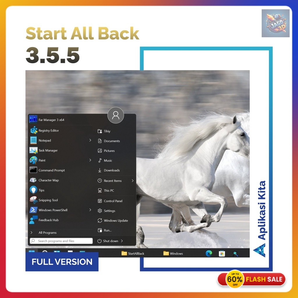 Jual [FULL VERSION] StartAllBack 3.5.6 - For Windows TERBARU | Shopee ...
