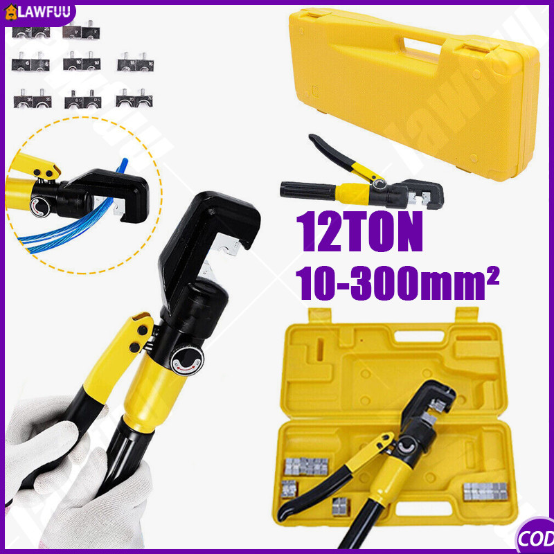 Jual 【Ready】Tang Press Skun Hidrolik （12 Ton 16-300mm²）YQK 300 Tang ...