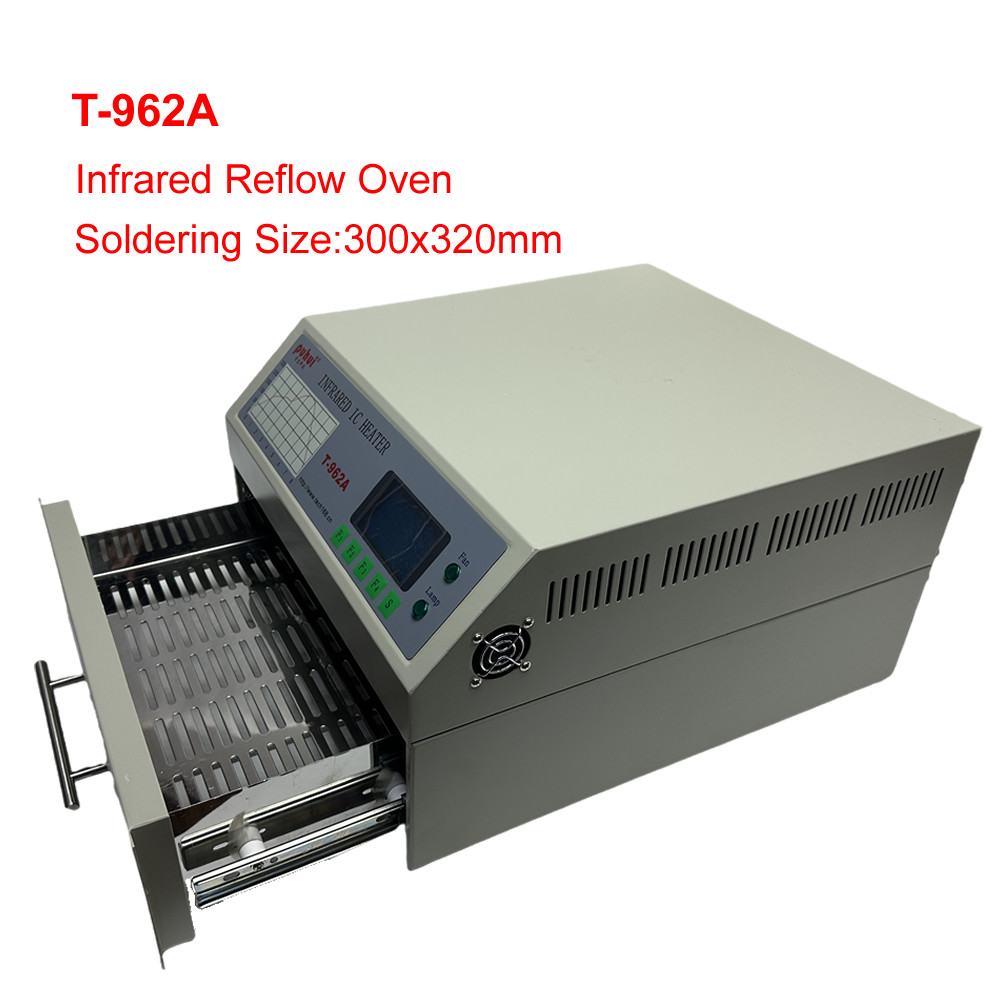 Jual T-962A Infrared IC Heater Reflow Oven BGA SMD SMT Rework Soldering ...