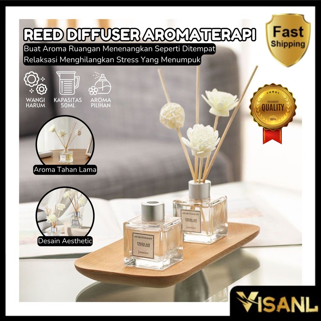 Jual Pengharum Pewangi Ruangan Reed Diffuser Aromaterapi Stick Ruangan ...
