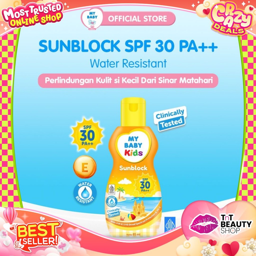 Jual My Baby Kids Sunblock SPF30 85ml | Sunblock anak | TnT Beauty Shop ...