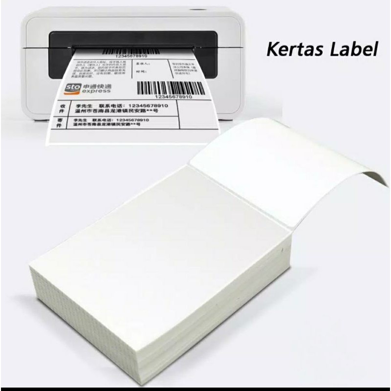 Jual NMZSHOP Kertas Thermal Label Thermal Import 100 x 150 A6 Kertas Isi 500 Lembar Stiker ...