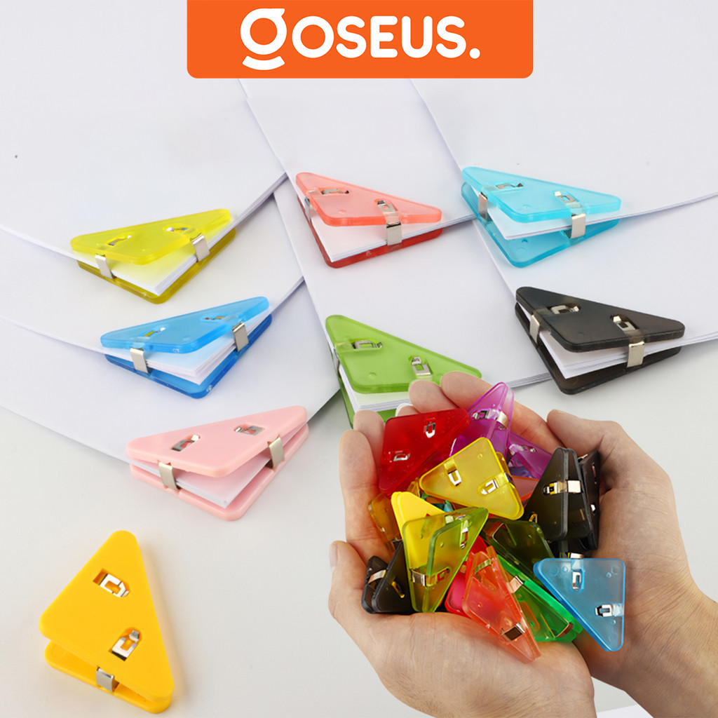 Jual Paper Clips Binder Klip Kertas Segitiga Penjepit Sudut Kertas ...