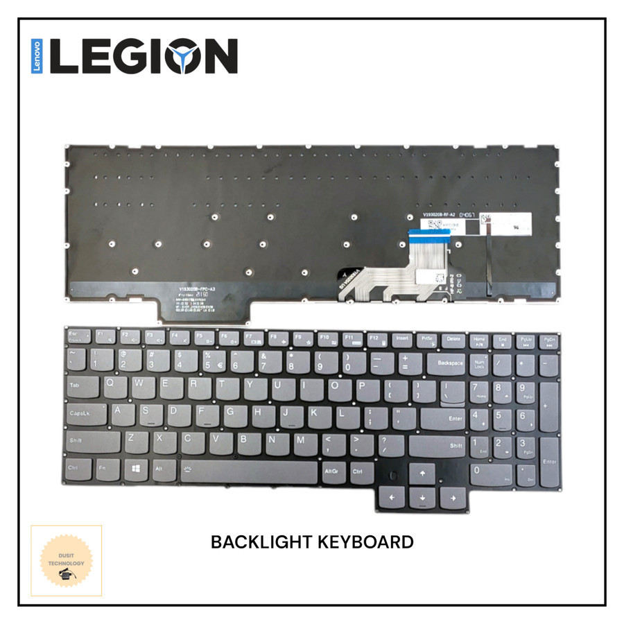 Jual Keyboard Laptop Lenovo Legion S7-15ACH6 With Frame - Bekas ...