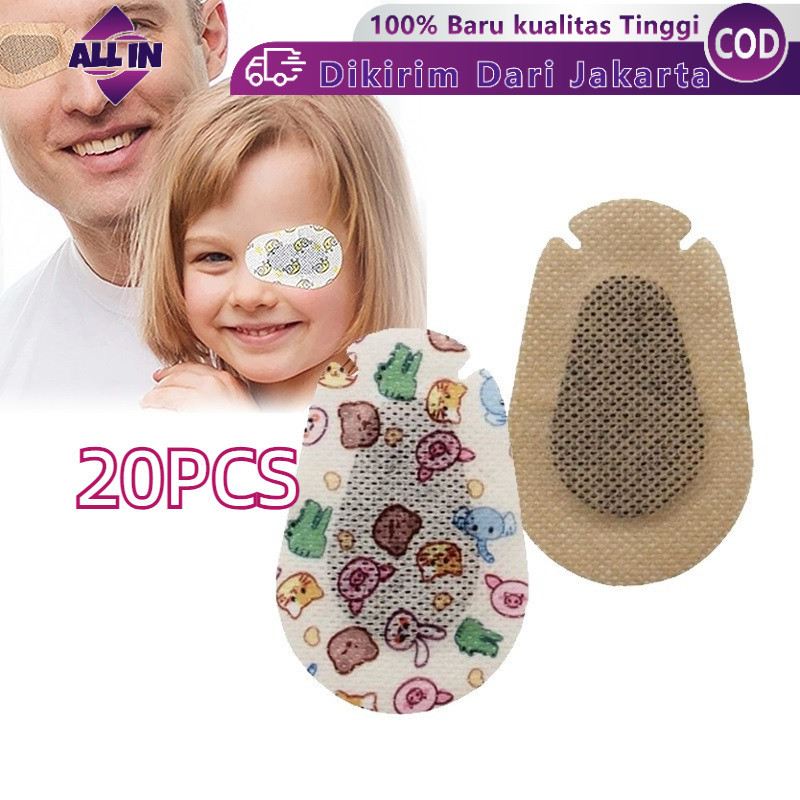 Jual 20PCS/set Lazy Eyes Patch Penutup Mata Malas Anak Opticlude ...