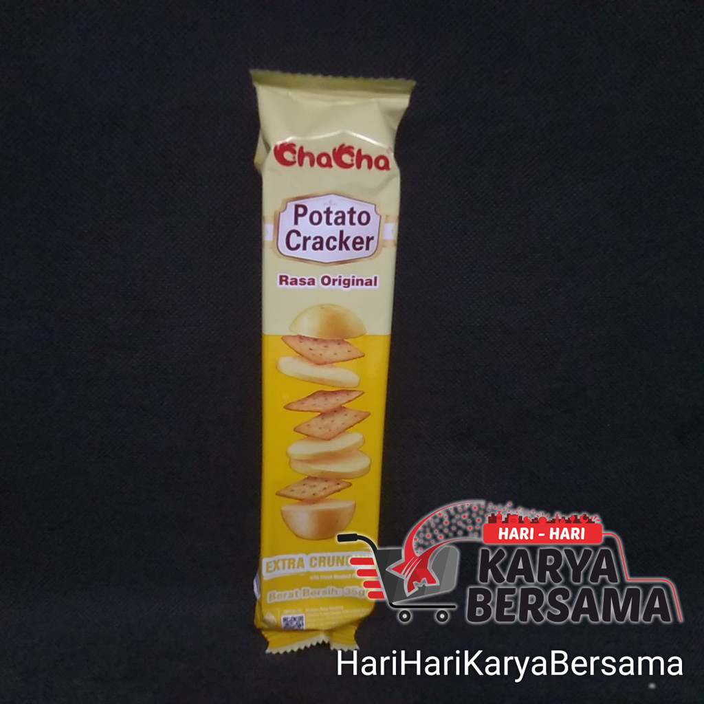 Jual MAKANAN RINGAN CHACHA POTATO CRACKER RASA ORIGINAL EXTRA CRUNCHY ...