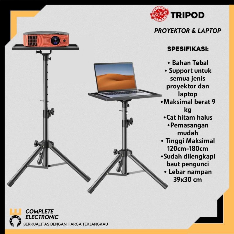 Jual Braket Standing Proyektor Tripod Proyektor Breket Stand Proyektor ...