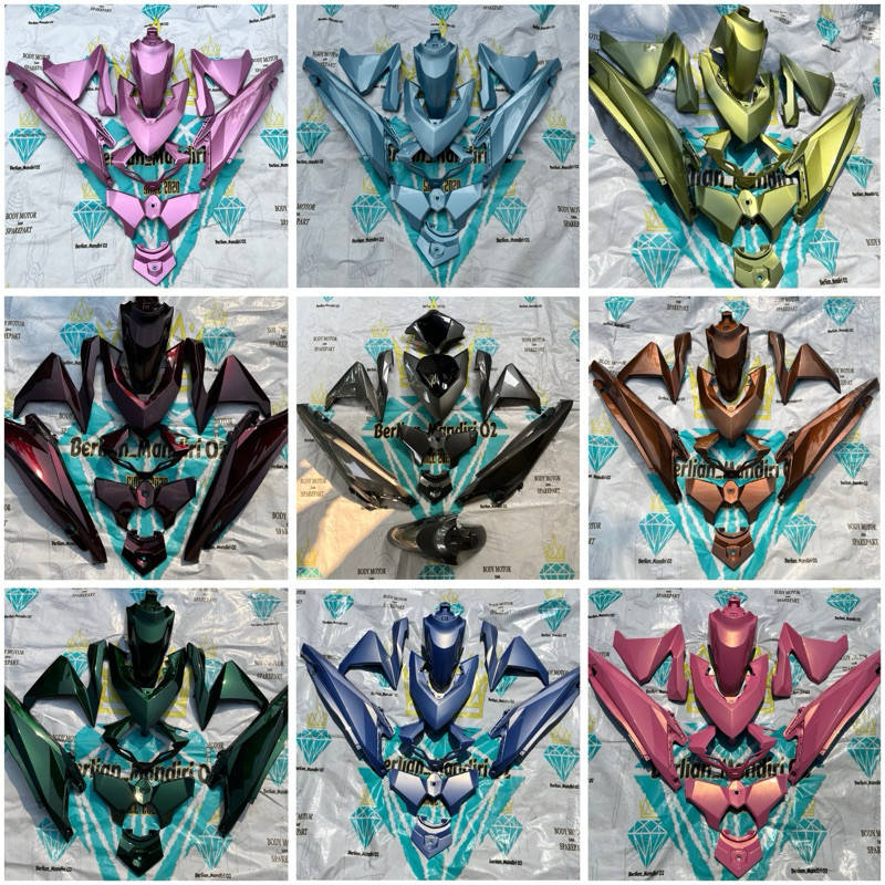 Jual COVER FULL BODY HALUS HONDA VARIO 125/150 LED OLD 2015-2017 WARNA ...