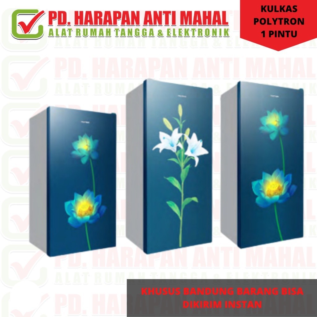Jual KULKAS 1 PINTU POLYTRON PRB157 / POLYTRON PRB 177/ KULKAS POLYTRON ...