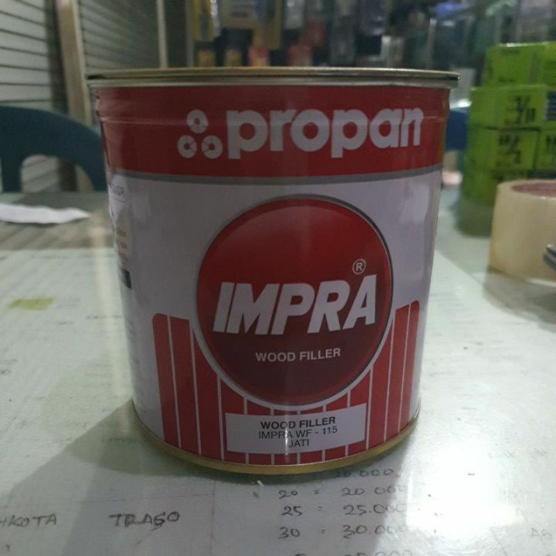 Jual DEMPUL KAYU WOOD FILLER IMPRA PROPAN ISI PORI2 KAYU SEBELUM ...