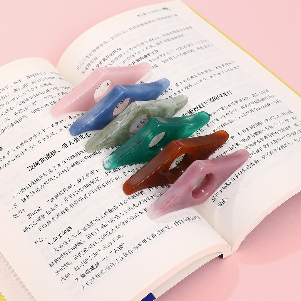 Jual Thumb Book Support Book Page Holder School Supplies Reading Aids ...