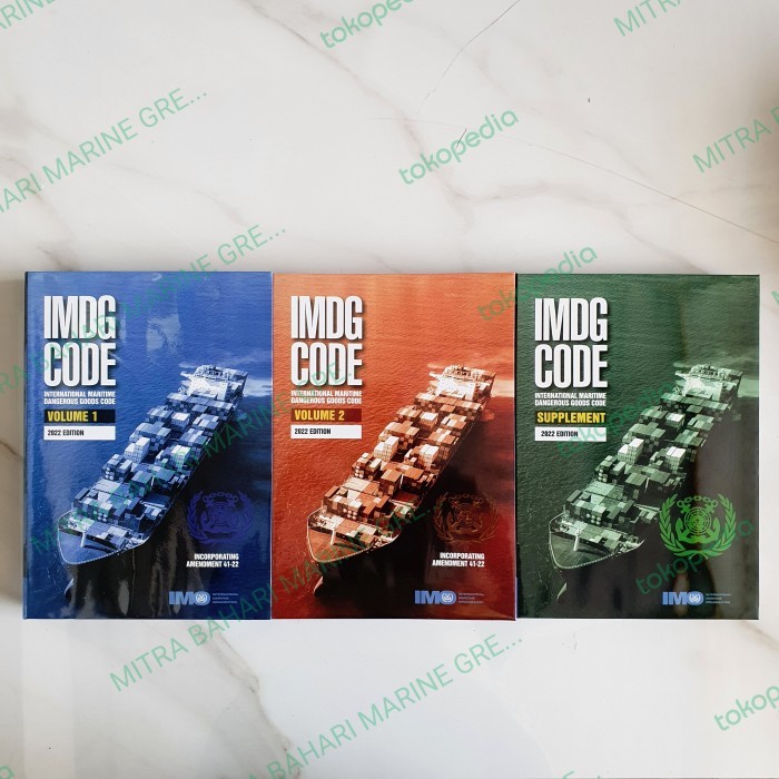 Jual IMDG Code Volume 1, 2, Supplement 2022 Edition (3 Buku) | Shopee ...