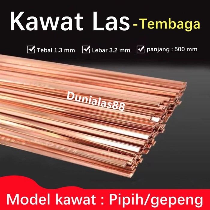 Jual 10PC Kawat Las Tembaga Persegi 50cm Kawat Las Welding Rod Fosfor ...