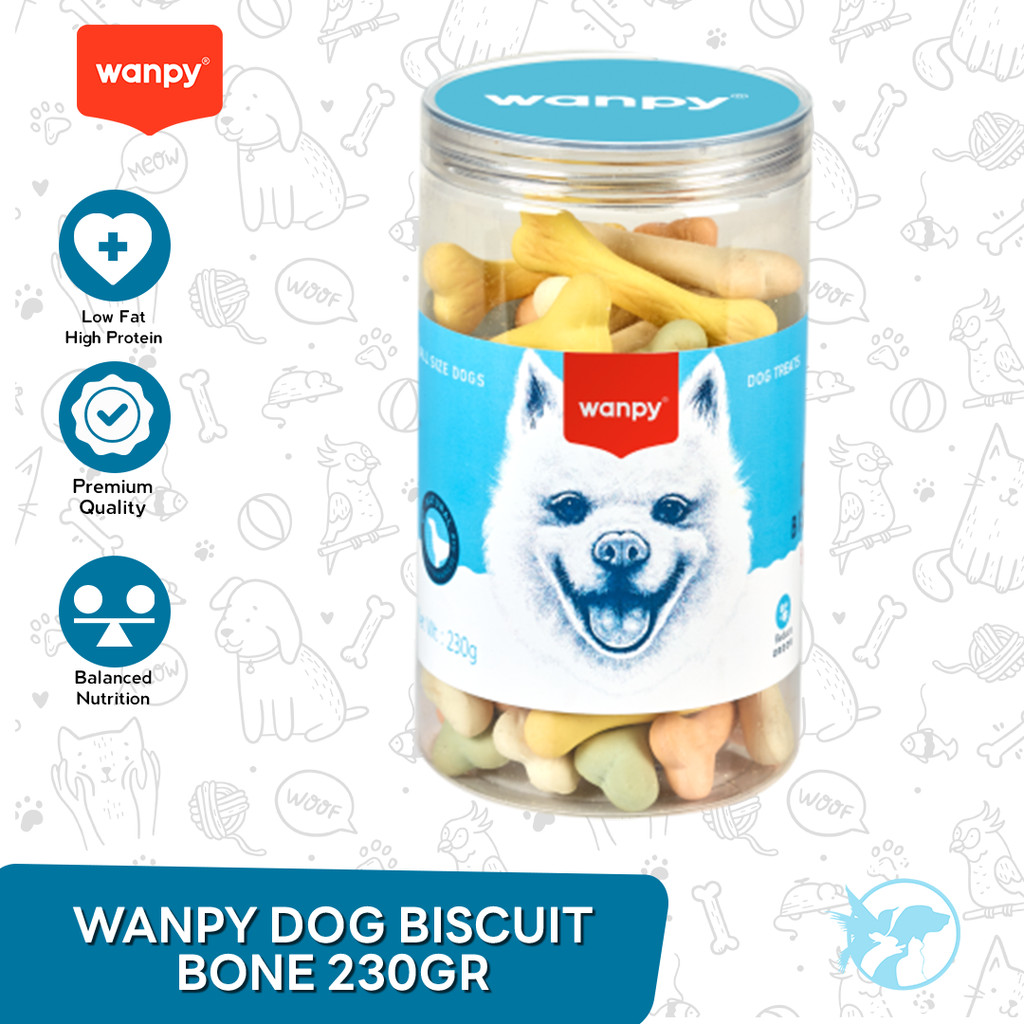 Jual Wanpy Dog Biscuit Treats Snack Camilan Anjing | Shopee Indonesia