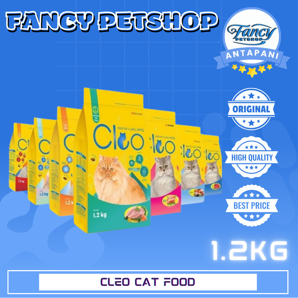 Jual CLEO ADULT 1.2KG makanan kucing cleo cat food ALL VARIAN | Shopee ...
