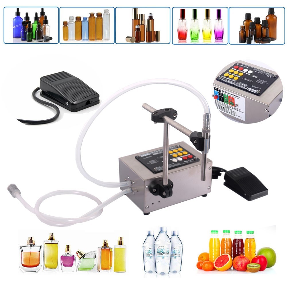 Jual Liquid Filler Filling Machine 0-5000ml With Foot Padel Switch For ...