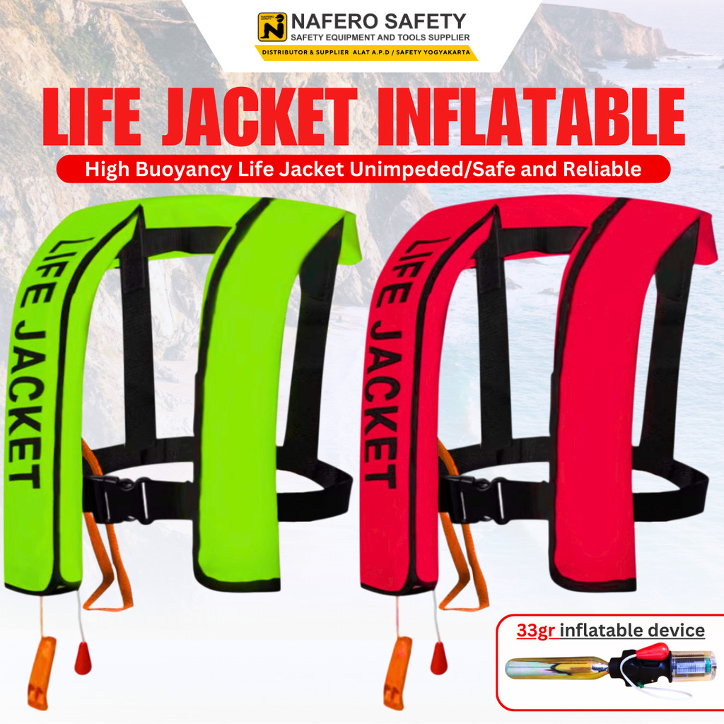 Jual Inflatable Life Jacket Pelampung Automatic CO2 / Life Jacket ...