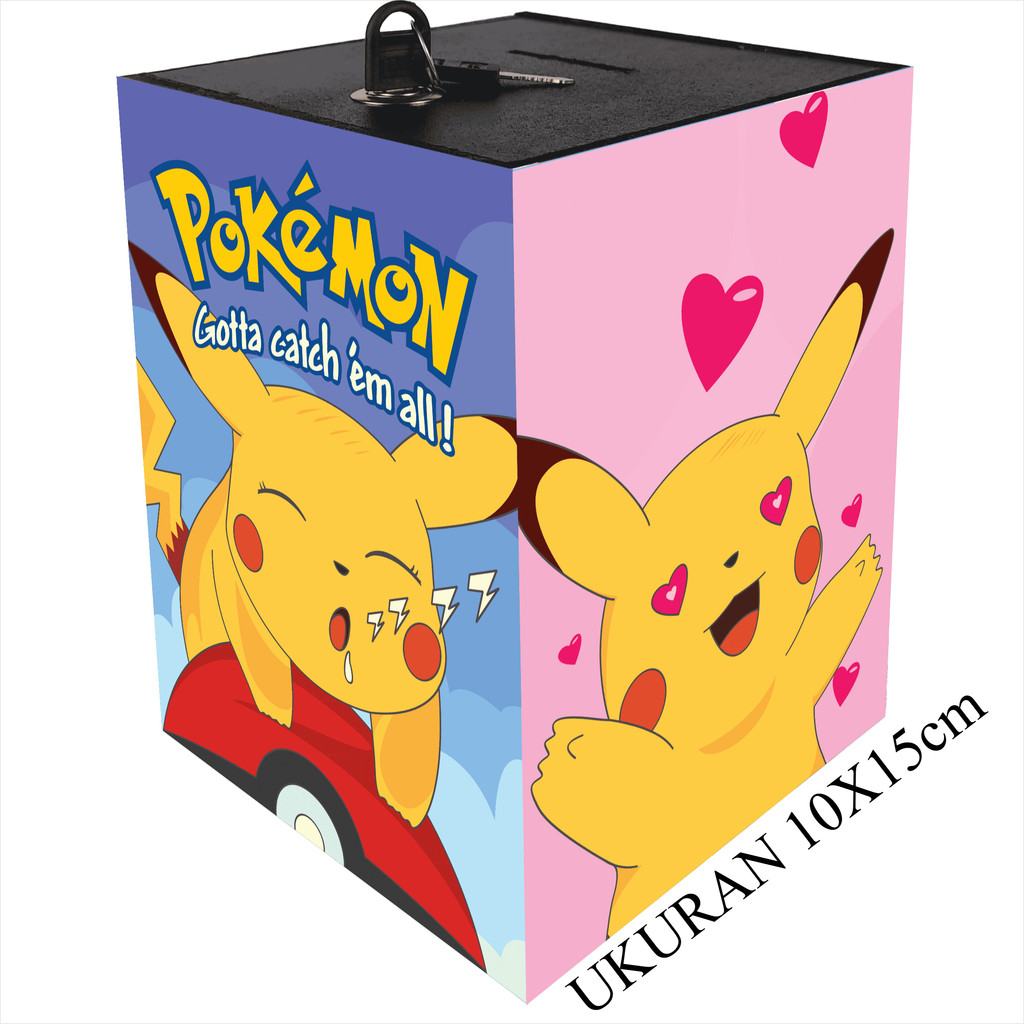 Jual Celengan Karakter Money Saving Box Kartun Lucu dengan Kunci Biasa ...