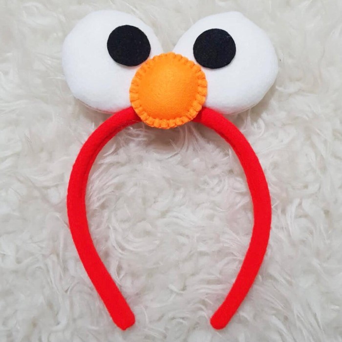 Jual Bando Karakter Elmo Cookie Monster Bando Elmo Disney Land Kostum ...