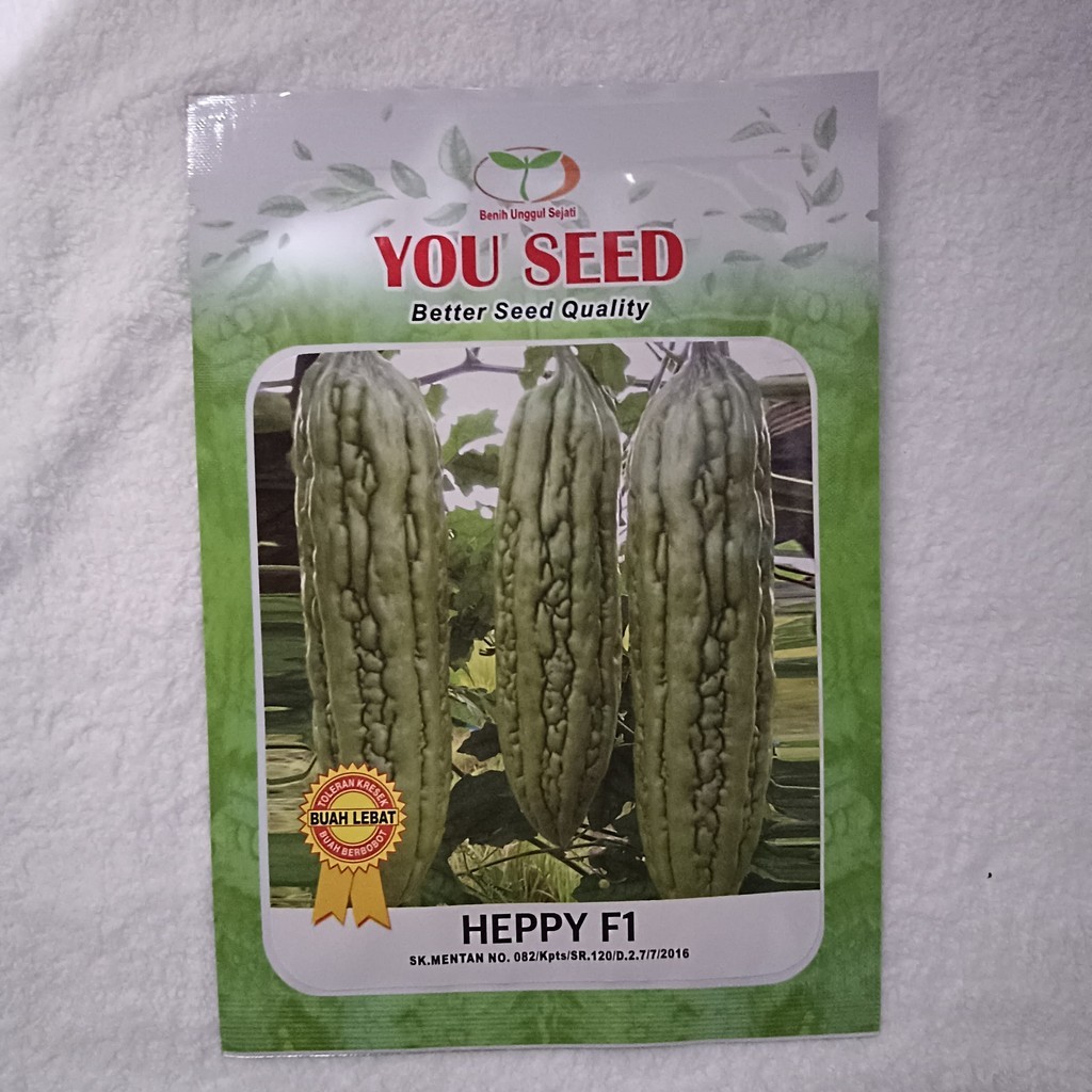 Jual Benih SP Pare Paria Hibrida HEPPY F1 Isi 25 Bjii Bibit You Seed ...
