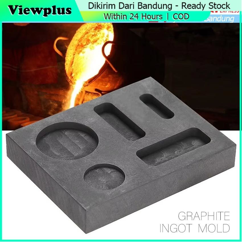 Jual Cetakan Ingot Grafit High Purity Dengan Handle Besi Kapasitas ...