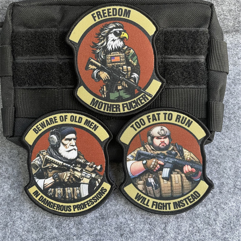 Jual Army Soldier Tactical Patch M4 Rifleman Morale Badge Printing ...