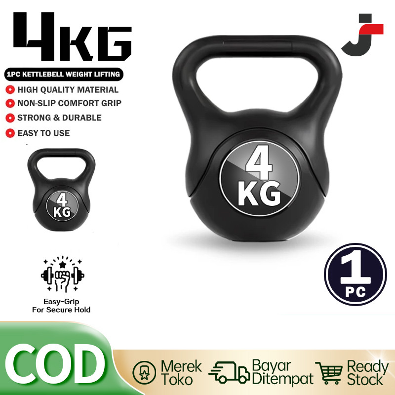 Jual OK!! KettleBell barbel 4KG Weight Lifting Barbel Dumbell 4kg ...