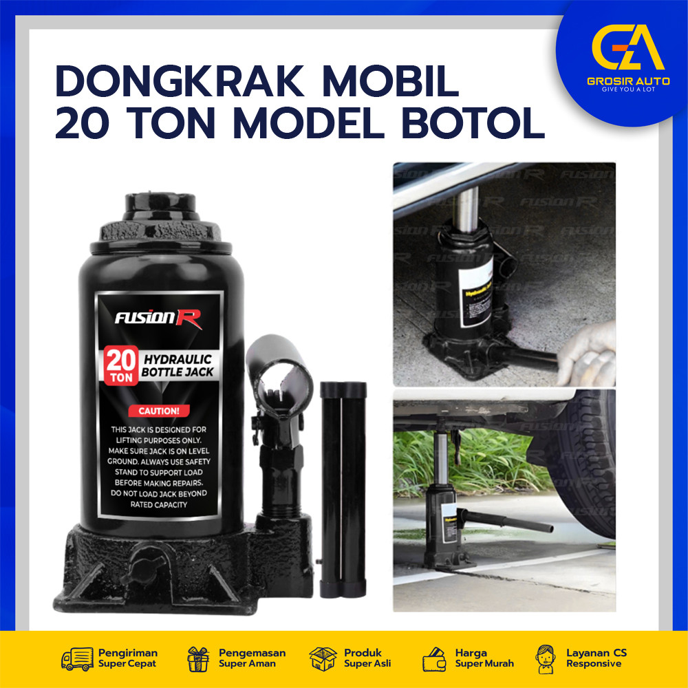 Jual Dongkrak Botol Mobil 20 Ton Hidrolik Hydraulic Jack Truk KUAT ...