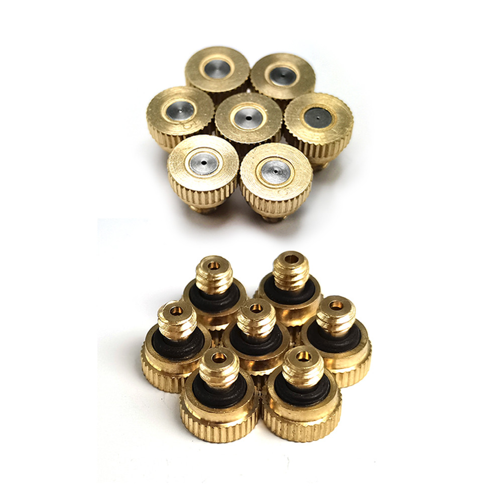 Jual Brass Misting Nozzle 0.1-0.8mm Orifice Threaded 10/24 UNC Water ...