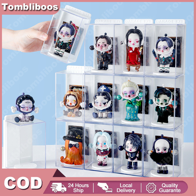 Jual COD Mini Figure Box Single Acrylic Wall Mounted Display Box Pop ...