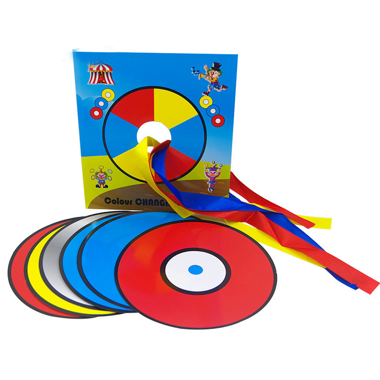 Jual Color Changing Laser Disc Magic Tricks Close Up Comedy Magia Prop ...