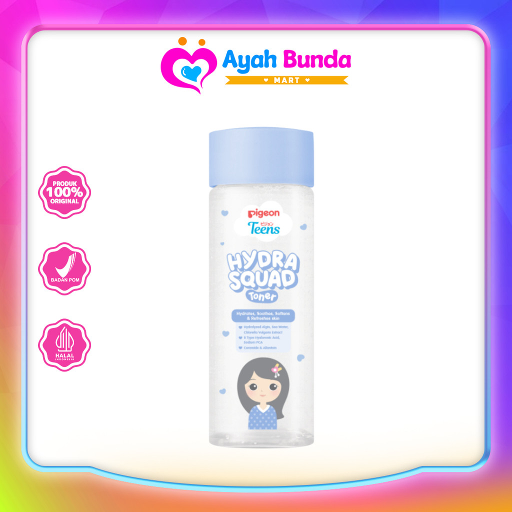 Jual Pigeon Teens Hydra Squad Toner 100ml - Skincare Remaja | Ayah ...