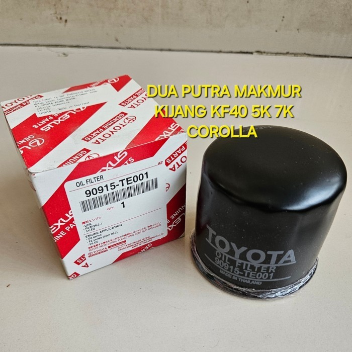 Jual COD Part Baru FILTER OLI KIJANG 4K 5K 7K COROLLA 90915-TE001 ...
