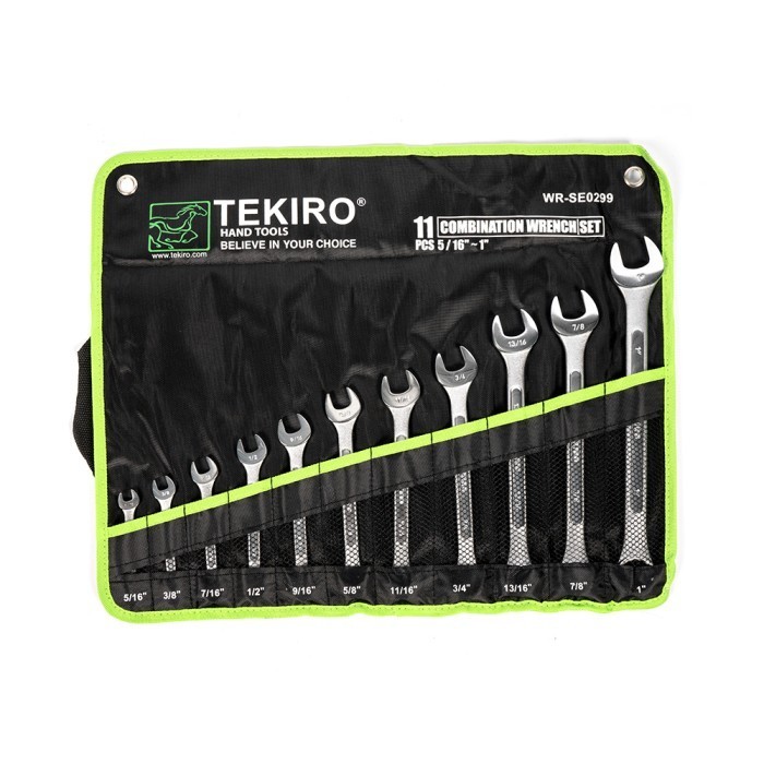Jual TEKIRO KUNCI RING PAS SET 5/16 INCH - 1 INCH SAE 11 PCS -smsr ...