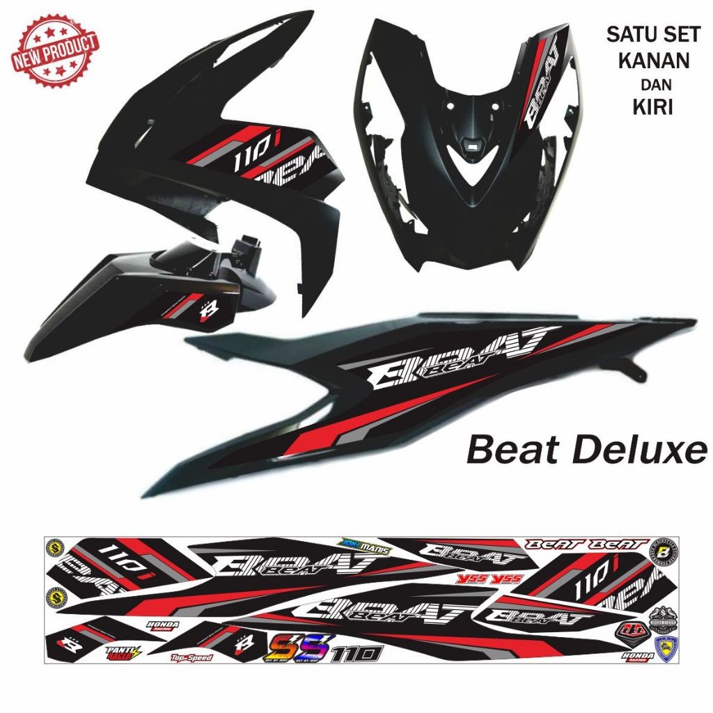 Jual VARIASI / STRIPING / BEAT DELUXE 2020 / 2023 STIKER STRIPING KEREN ...