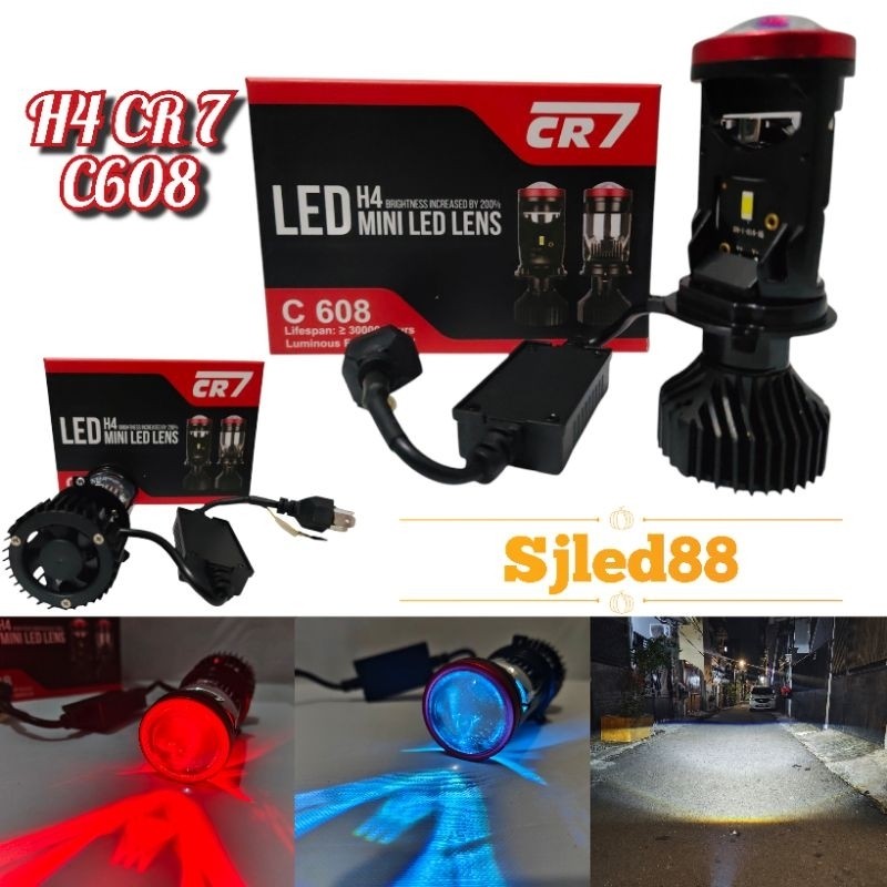 Jual NEOPART01 Lampu Utama H4 CR7 C608 & Y7D Gen 2 - Lampu Utama H4 LED | Shopee Indonesia