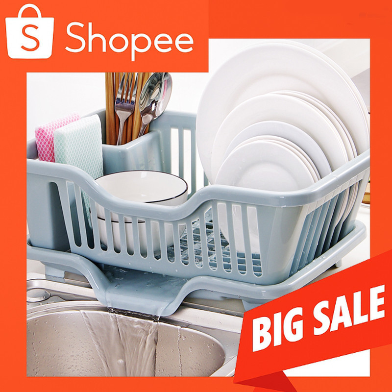 Jual Rak Piring Sendok Plastik Anti Pecah Bahan Tebal Perlengkapan ...