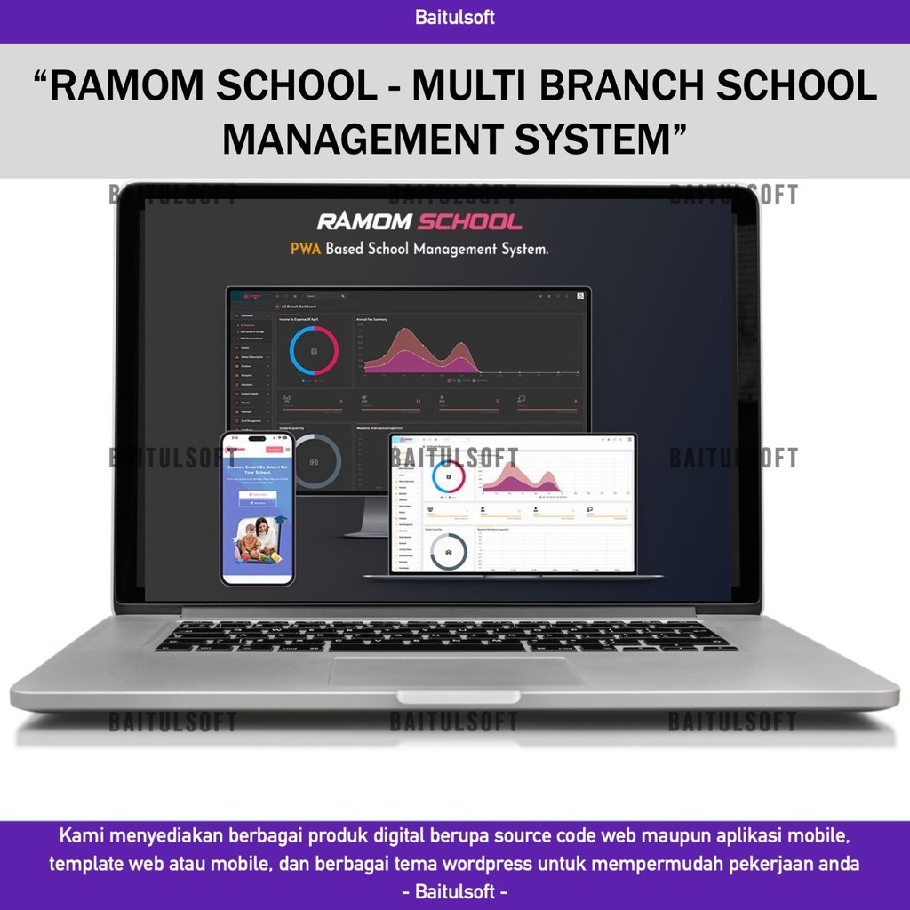Jual SOURCE CODE APLIKASI WEB RAMOM SCHOOL - MULTI BRANCH SCHOOL ...