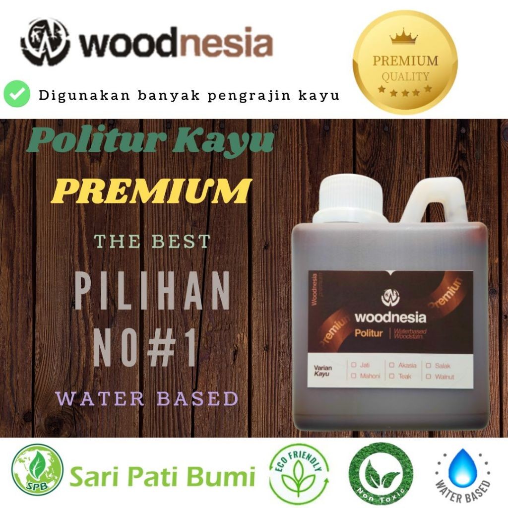 Jual Plitur Politur 500ml Kayu Jati Mahoni Walnut Palisander Akasia ...