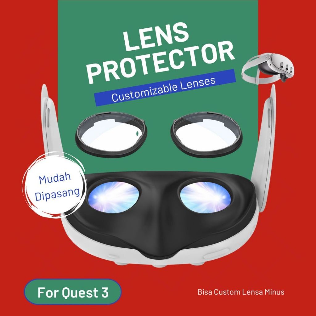 Jual Magnetic Frame Adapter Lens Protector for Oculus Meta Quest 3 ...