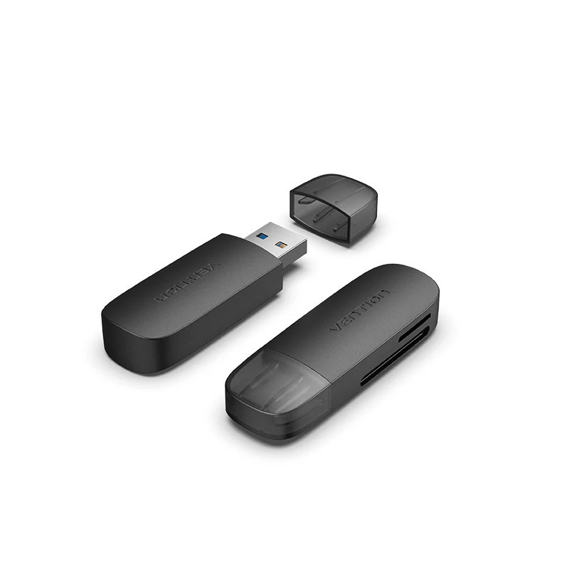 Jual Vention Card Reader 2 in 1 USB 3.0 A SD TF Dual Drive Letter USB 3 ...