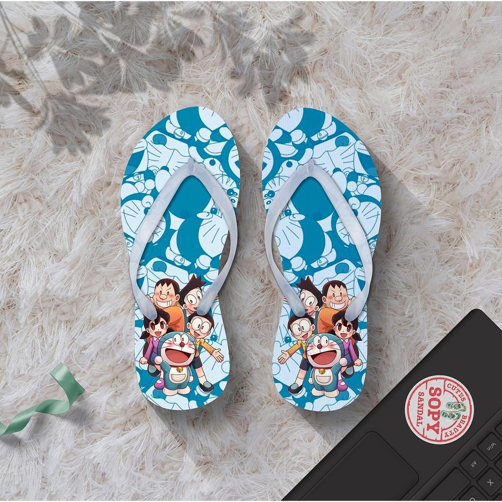 Jual Sandal Jepit Wanita Doraemon Lucu | Shopee Indonesia