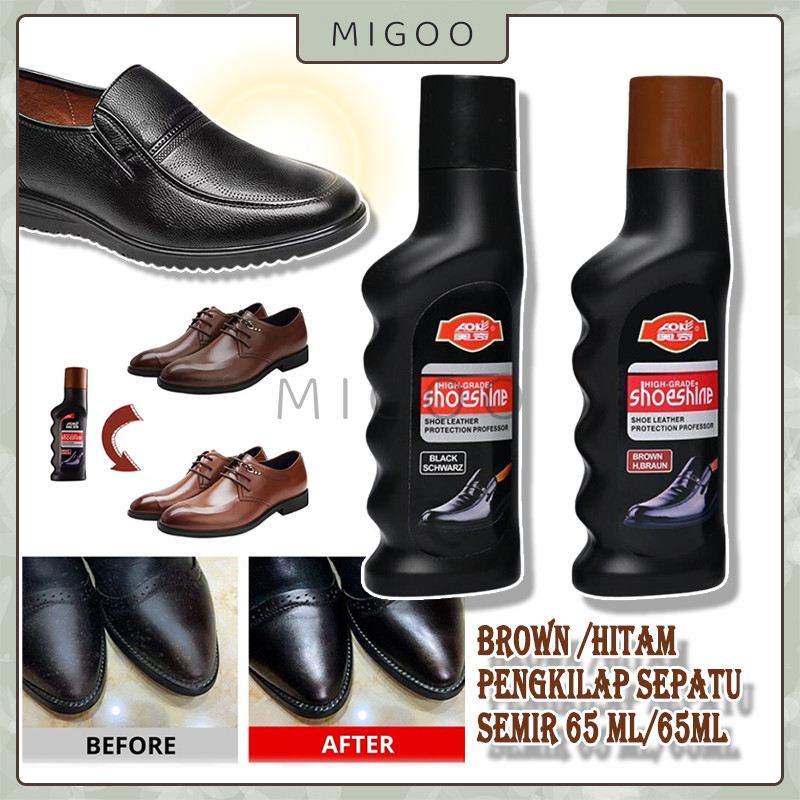 Jual Semir Sepatu Cair 65ml / Liquid Shoe Polish | Shopee Indonesia
