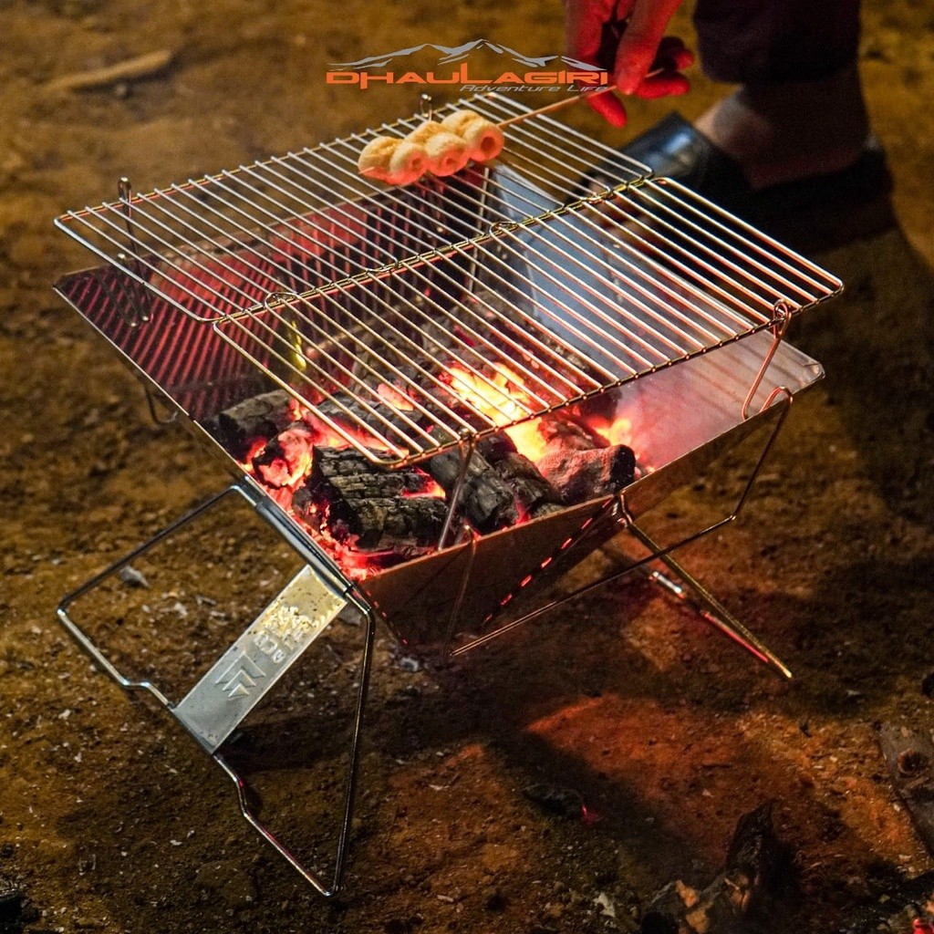 Jual panggangan api unggun Dhaulagiri Folding Campfire Grill - alat ...