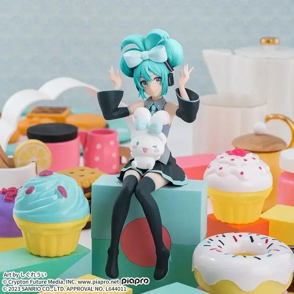 Jual New Hatsune Miku X Cinnamoroll Figure Anime Miku Sit Figurine ...